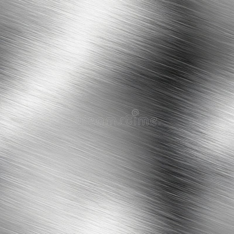 Seamless Brushed Metal Texture, Smooth Surface, Light Reflections ...