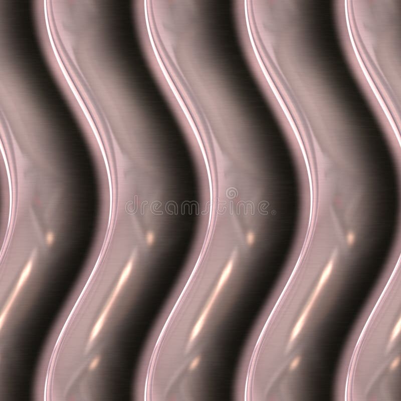 Seamless Brushed Ribbed Metal Pattern Stock Illustration - Illustration ...