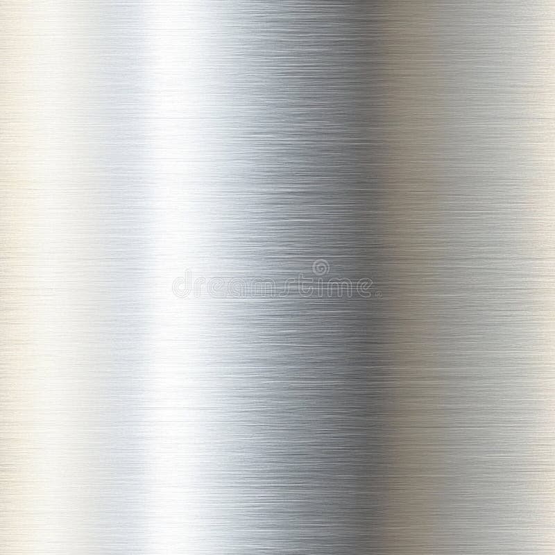 Seamless Brushed Stainless Steel Texture, Light Gray Tones Stock Photo ...