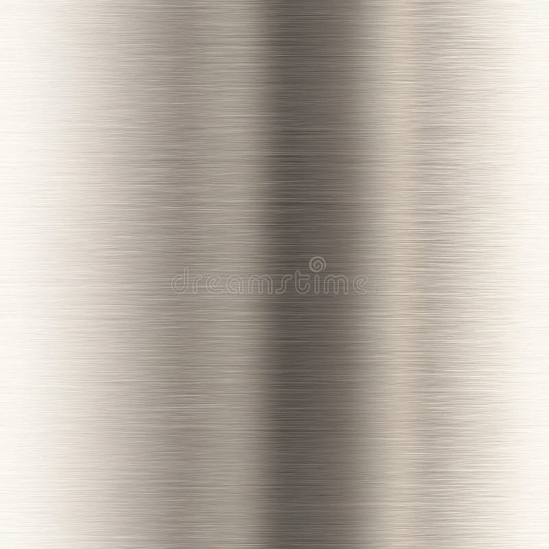 Seamless Brushed Stainless Steel Texture, Light Gray Tones Stock Photo ...