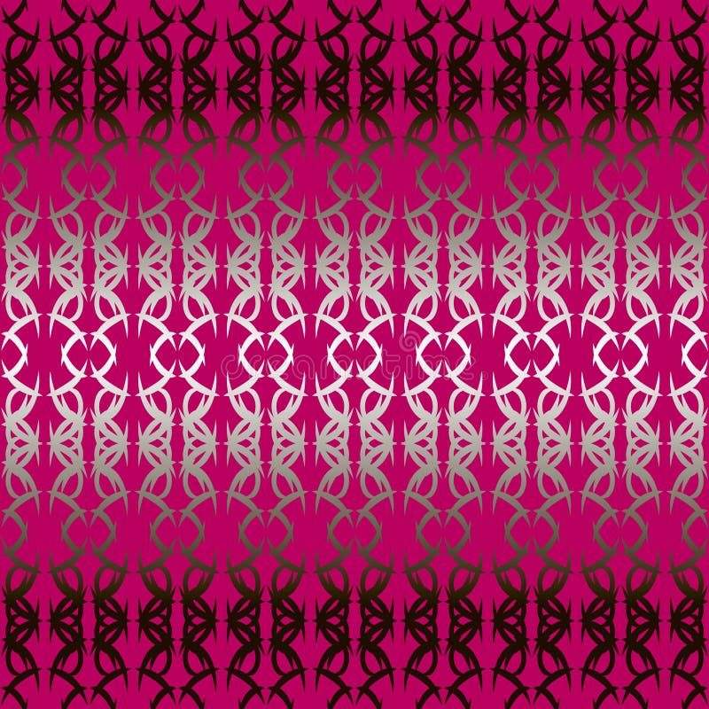 Seamless Burgundy Damask Pattern on a Light Background Stock Vector ...