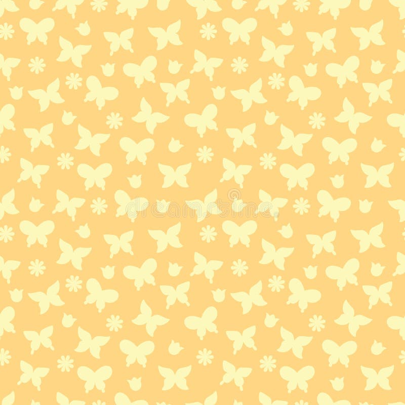 Seamless Butterflies Pattern Stock Vector - Illustration of shape ...