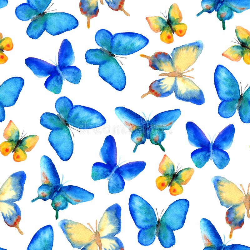 Seamless butterflies stock illustration. Illustration of paper - 92950745