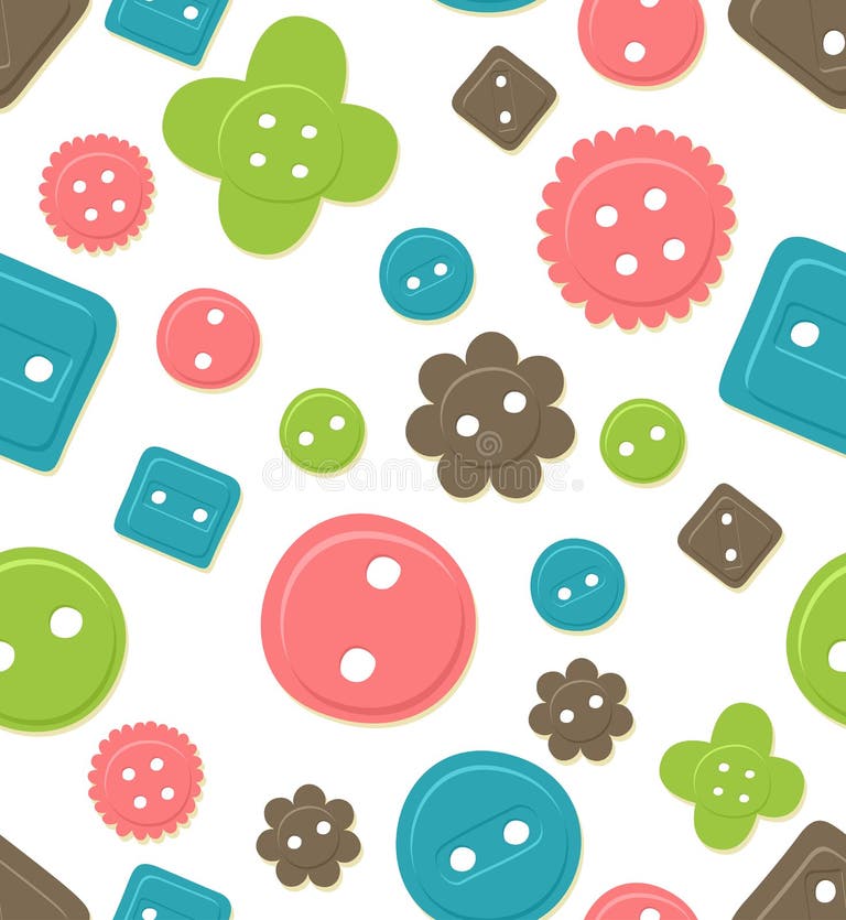 Pink Buttons Seamless Texture Stock Illustrations – 465 Pink Buttons ...