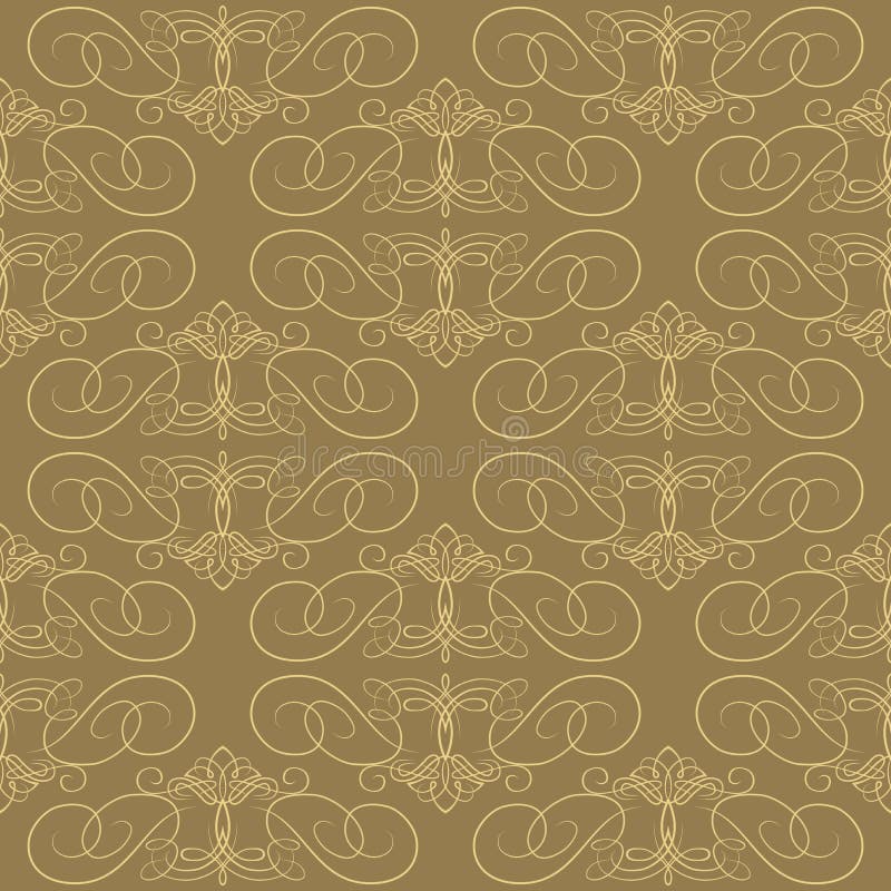 Seamless Calligraphic Pattern Stock Vector - Illustration of concept ...