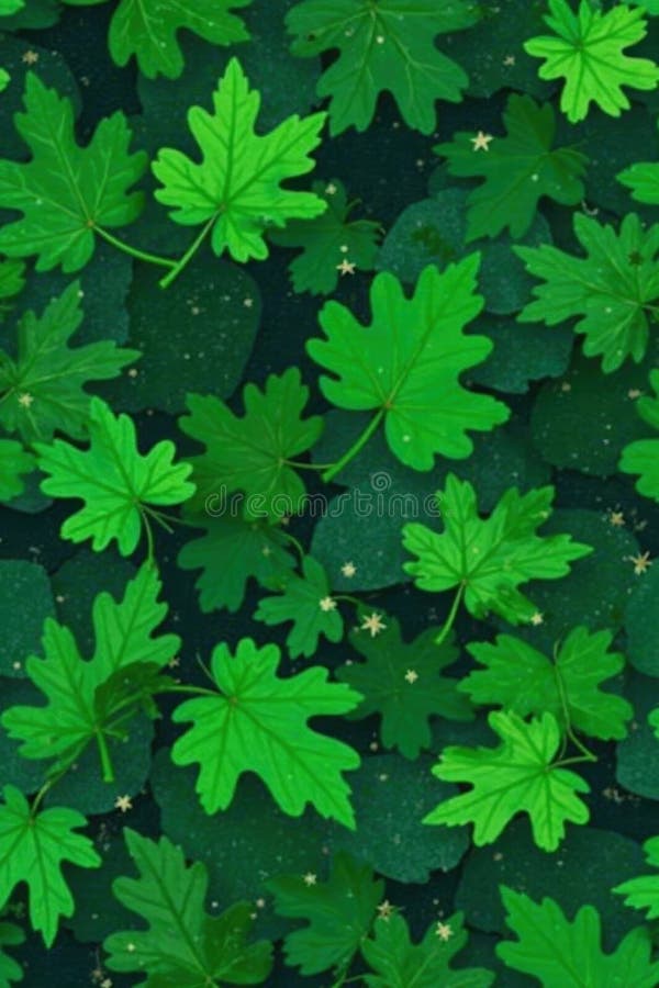 Seamless Camo Pattern; Vibrant Green Leaves, Forest Texture , Spring ...