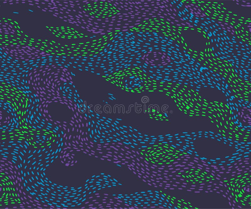 Seamless Camouflage Halftone Dotted Pattern Vector. Military Pointed ...