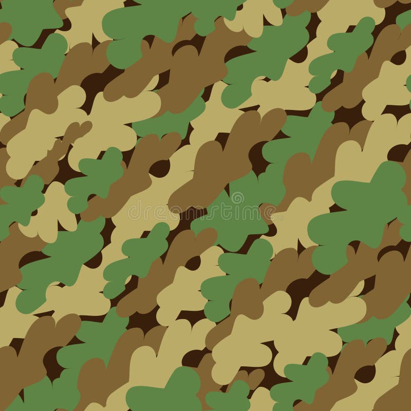 Seamless Frog Camouflage Pattern Stock Vector - Illustration of ...