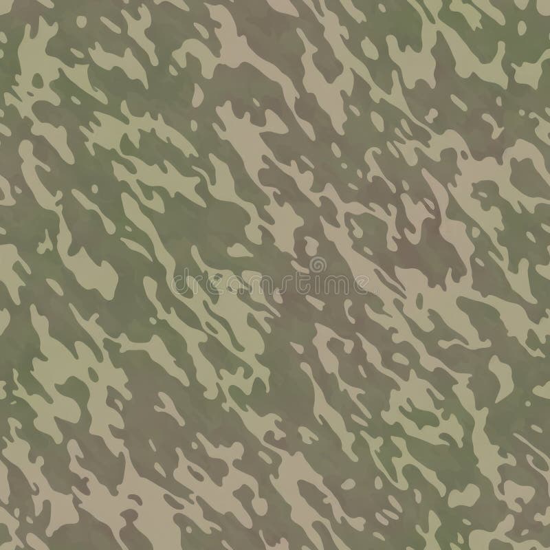 Seamless Camouflage Pattern. Seamless Pattern Stock Illustration ...