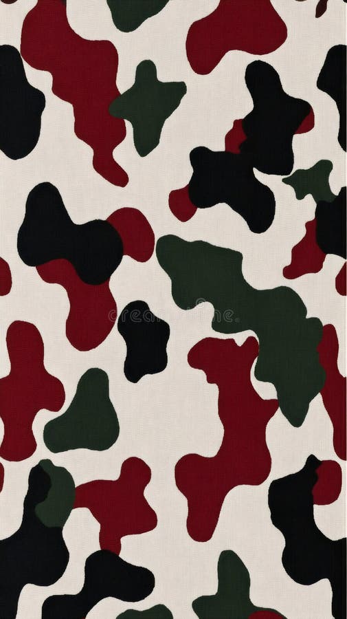 Seamless Camouflage Pattern Creating an Abstract Military Design Ideal ...
