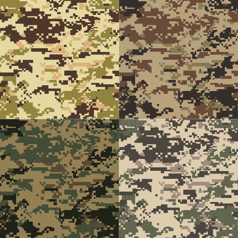 Universal Camouflage Pattern Vector Image Stock Vector - Illustration ...