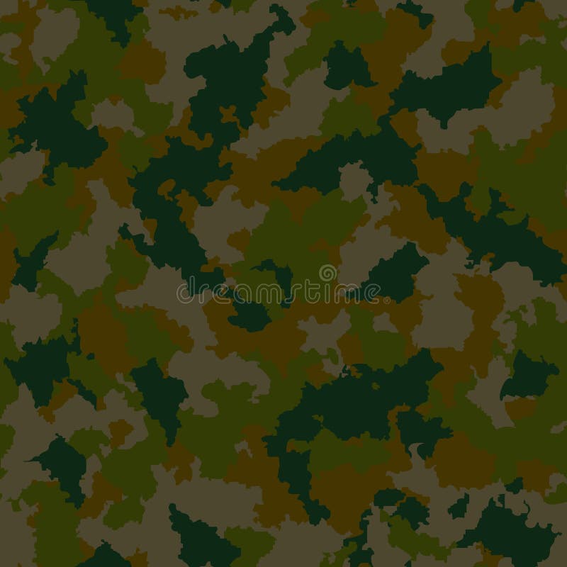Seamless Camouflage Pattern Stock Vector - Illustration of fashion ...