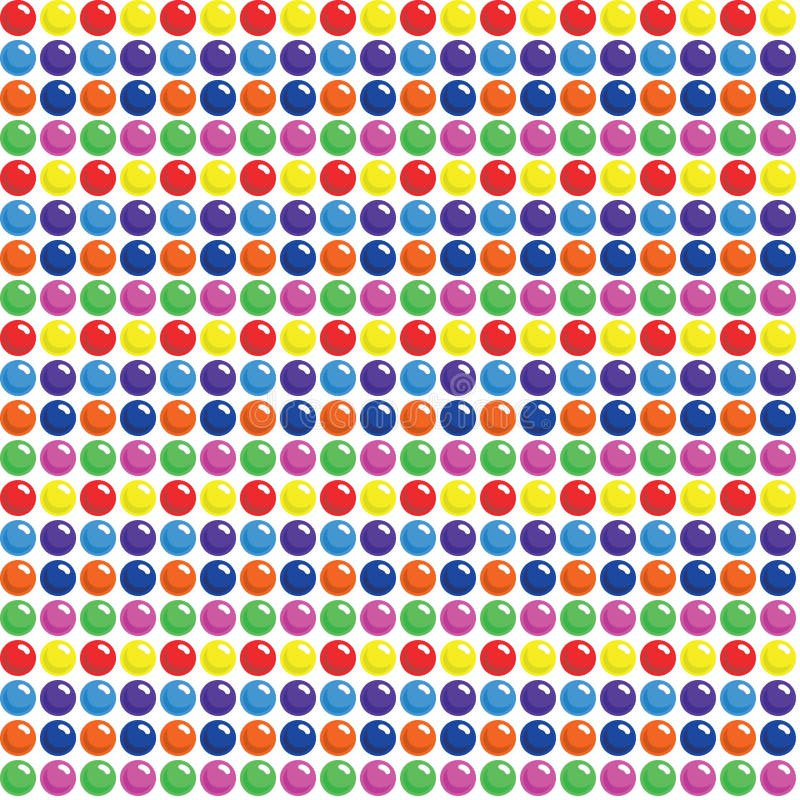 Seamless Candy Dots Background Stock Illustration - Illustration of ...