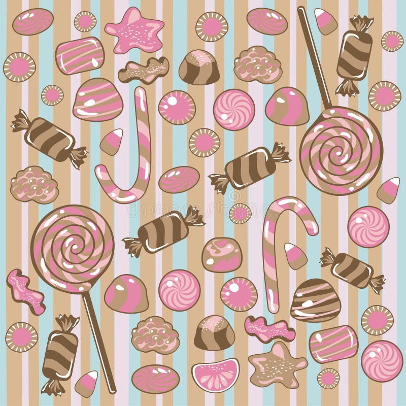 Seamless Peppermint Candy Background Stock Vector - Illustration of ...