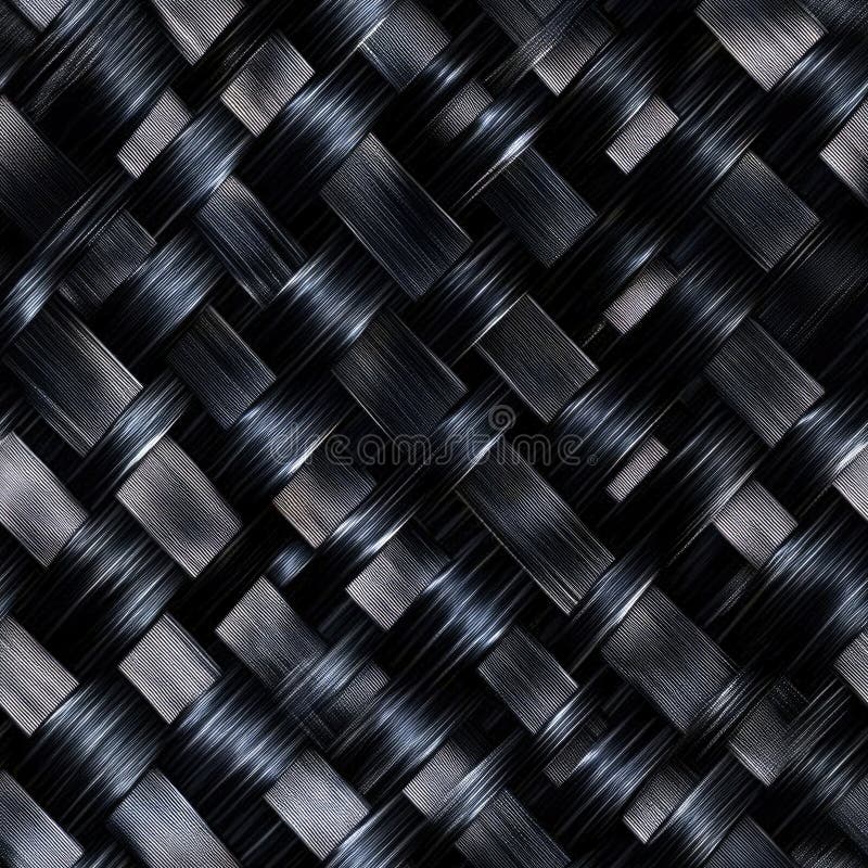 Seamless Carbon Fiber Texture with Intricate Cross-weave Stock Image ...