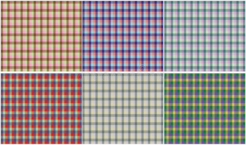 Seamless caro patern stock vector. Image of fabric, patern - 10449596