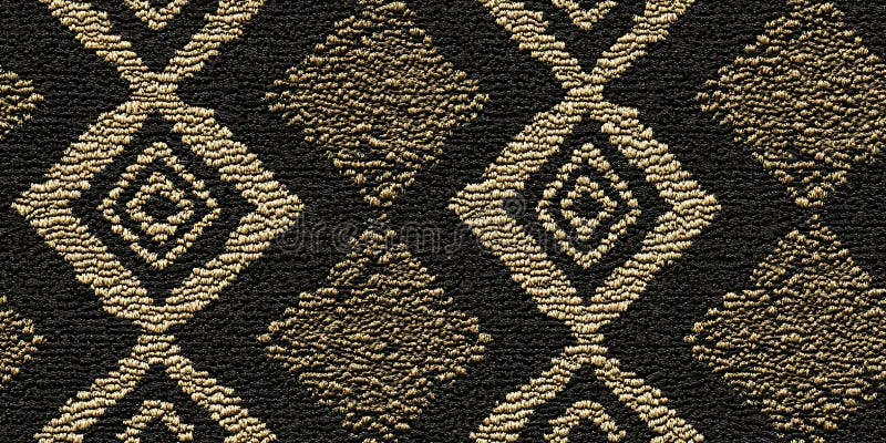 Seamless Carpet Repeat Pattern Showcasing Textured Diamond Shapes in ...