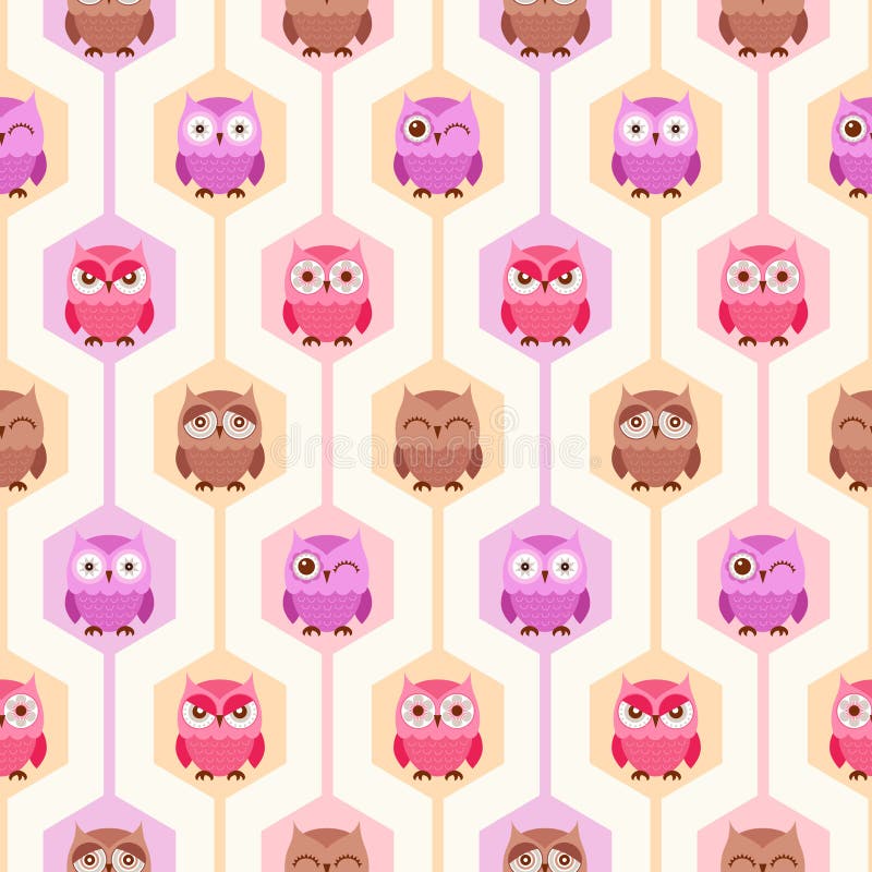 Seamless Cartoon Rabbits Pattern Stock Vector - Illustration of ...