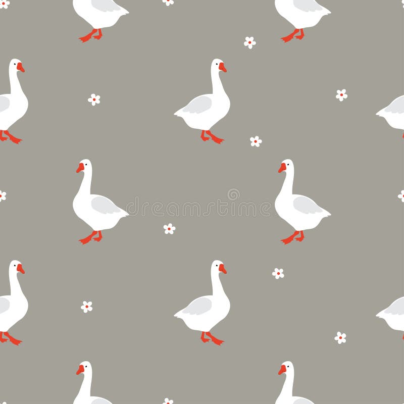 Cute 8 Bit Goose Vector Illustration. Farm Bird Pixel Clipart. Stock ...