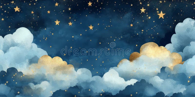 291 Celestial Night Sky Seamless Pattern Ai Generated Stock Photos ...
