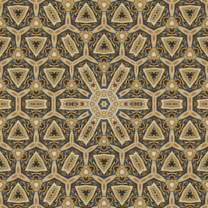 Seamless Celtic Pattern Design 001 Stock Illustration - Illustration of ...