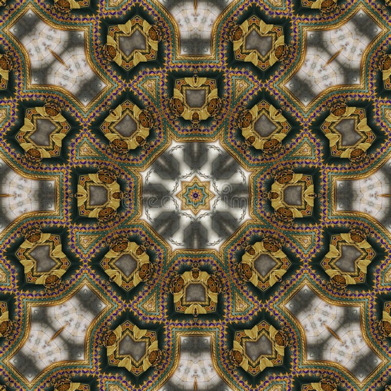 Seamless Celtic Pattern 003 Stock Photo - Image of gold, gems: 50168210