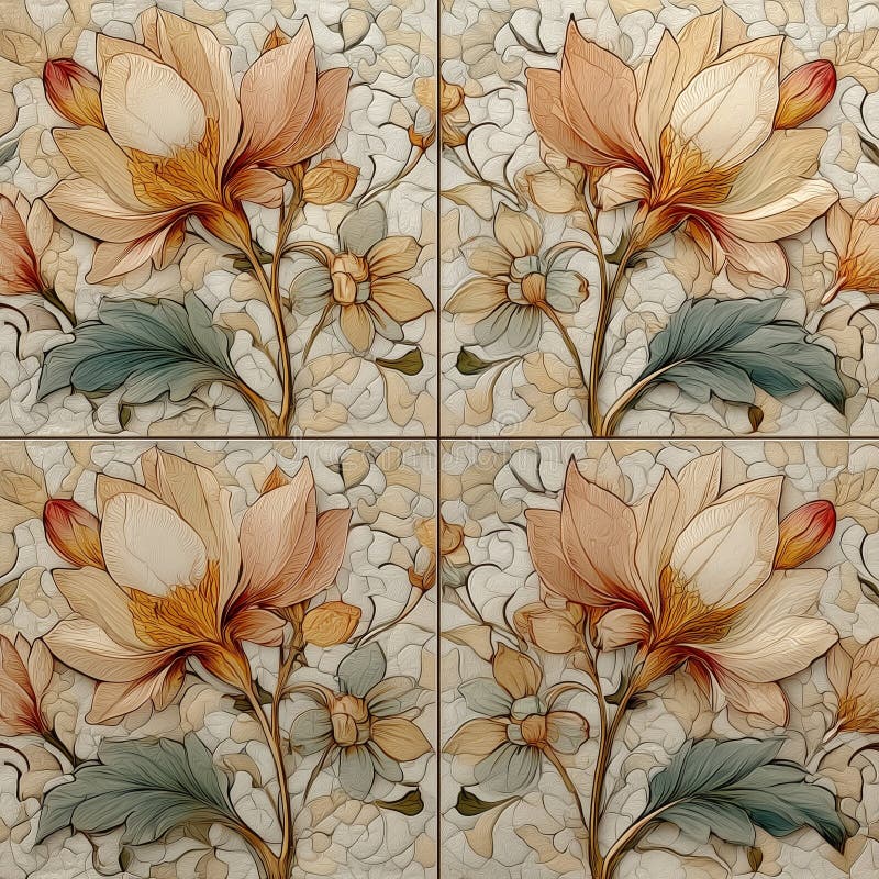 Minoan-inspired Seamless Ceramic Tile Pattern with Labyrinth Motifs and ...