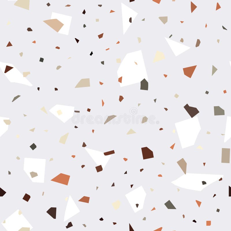 Seamless Ceramic Tile Floor Pattern. Terrazzo Style Tile Background ...
