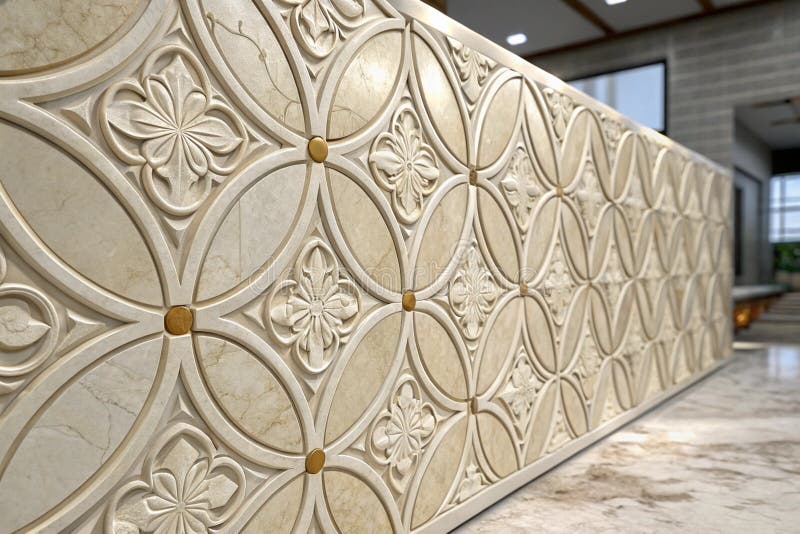 Seamless Ceramic Wall Tiles Design with Marble and Granite Textures ...