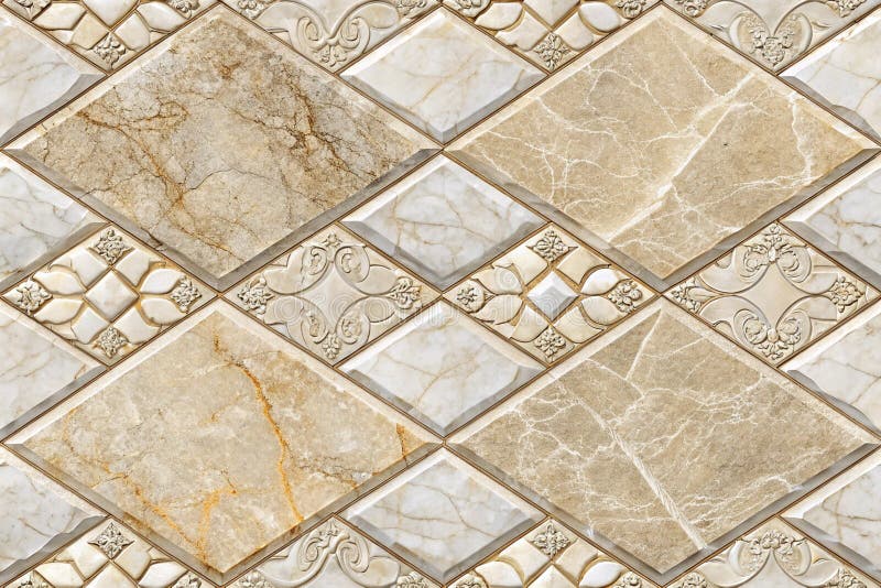 Seamless Ceramic Wall Tiles Design Texture for Italian Marble Stock ...