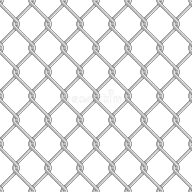 Chain Link Fence White Background Stock Illustrations – 1,651 Chain ...