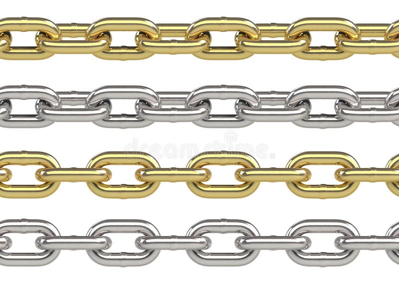 Seamless chain set stock illustration. Illustration of background ...