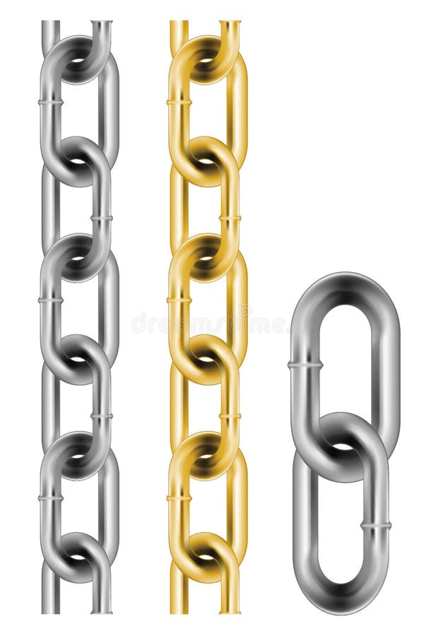 Seamless chain stock vector. Illustration of link, bicycle - 22887939