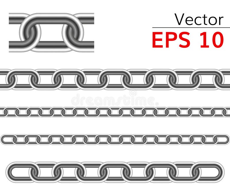 Seamless Chain Vector Range Vector Stock Vector - Illustration of ...
