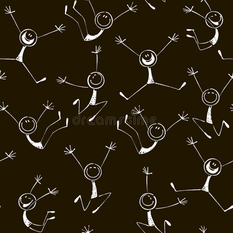 Positive Stick Figures Stock Illustrations – 483 Positive Stick Figures ...