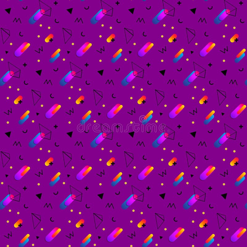 Seamless Chaotic Geometry Background. Suitable for Posters, Covers and ...