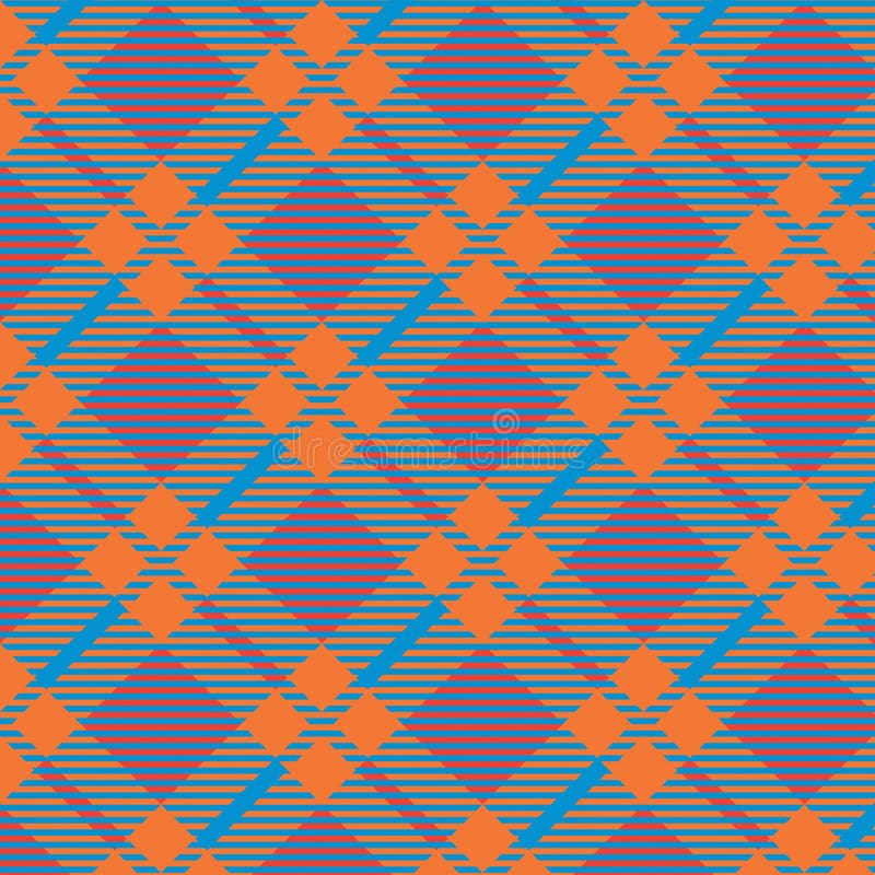 Checked Plaid Pattern Design Stock Illustration - Illustration of ...