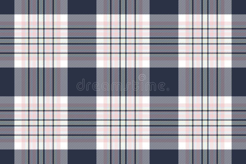 Seamless Check Shirt Fabric Texture Stock Vector - Illustration of ...