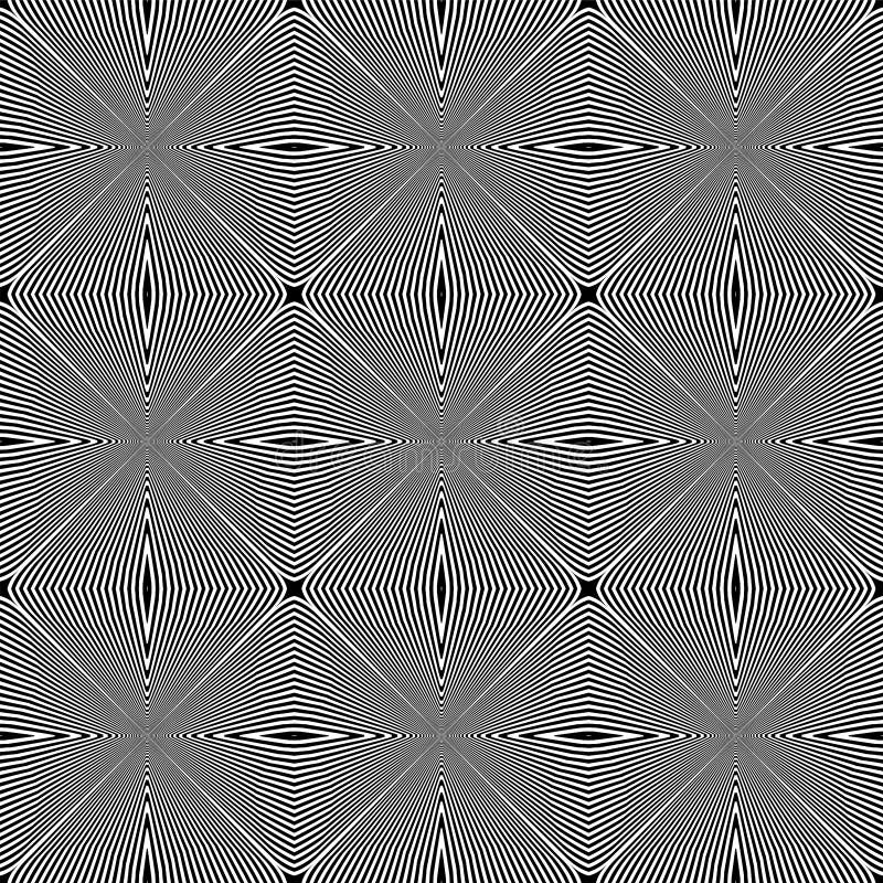 Seamless Checked Op Art Pattern. Geometric Texture Stock Vector ...