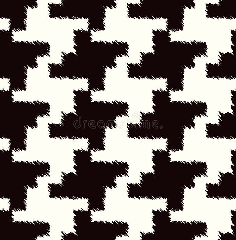 Seamless Checkered Fabric Pattern Stock Vector - Illustration of check ...