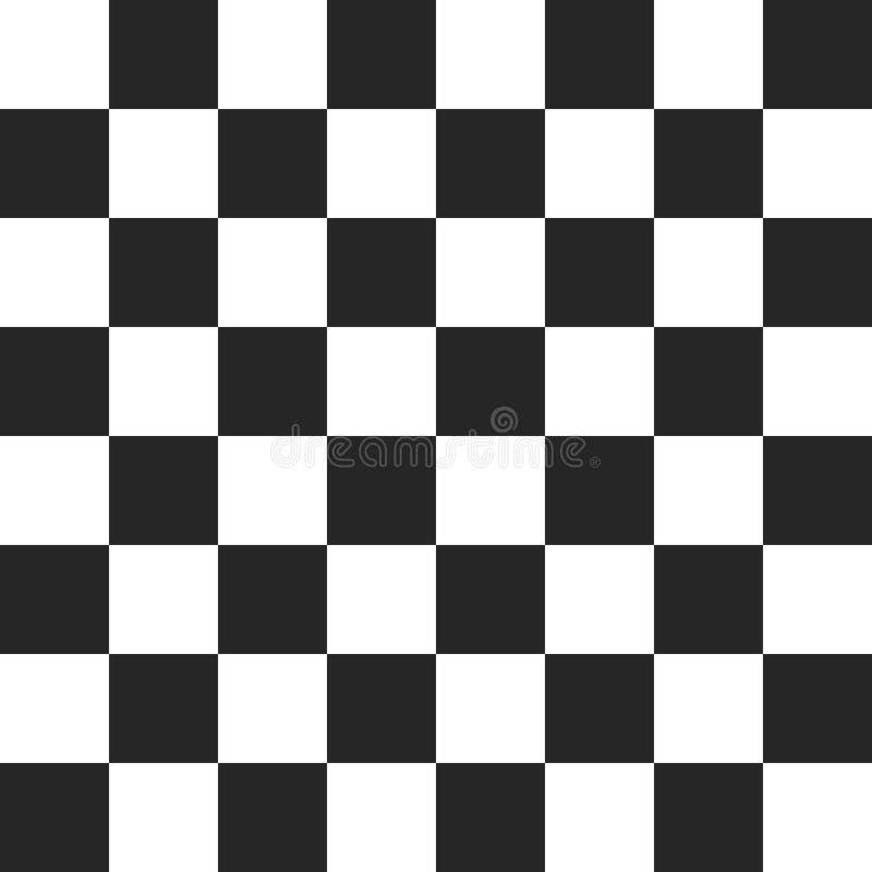 Seamless Checkered Grid Black and White Vector Stock Vector ...