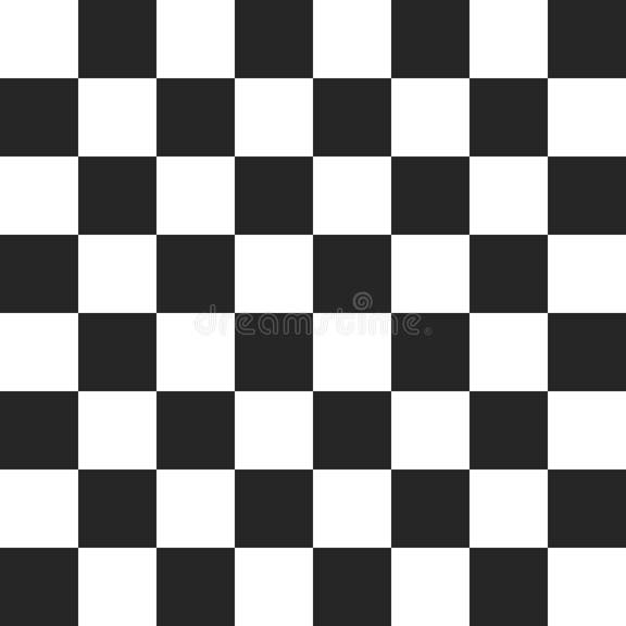 Seamless Checkered Grid Black and White Vector Stock Vector ...
