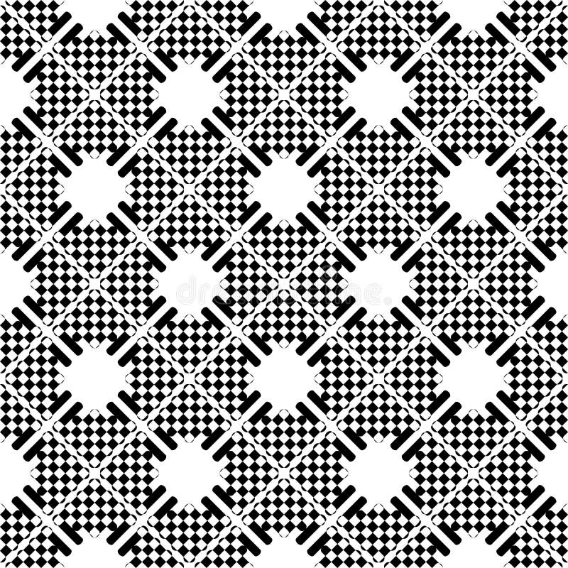 Seamless Checkered Pattern. Stock Vector - Illustration of vector ...