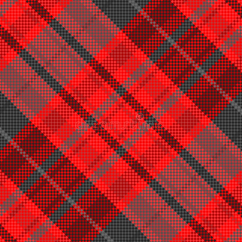 Seamless Checkered Pattern Background. Fabric Texture Stock Vector ...