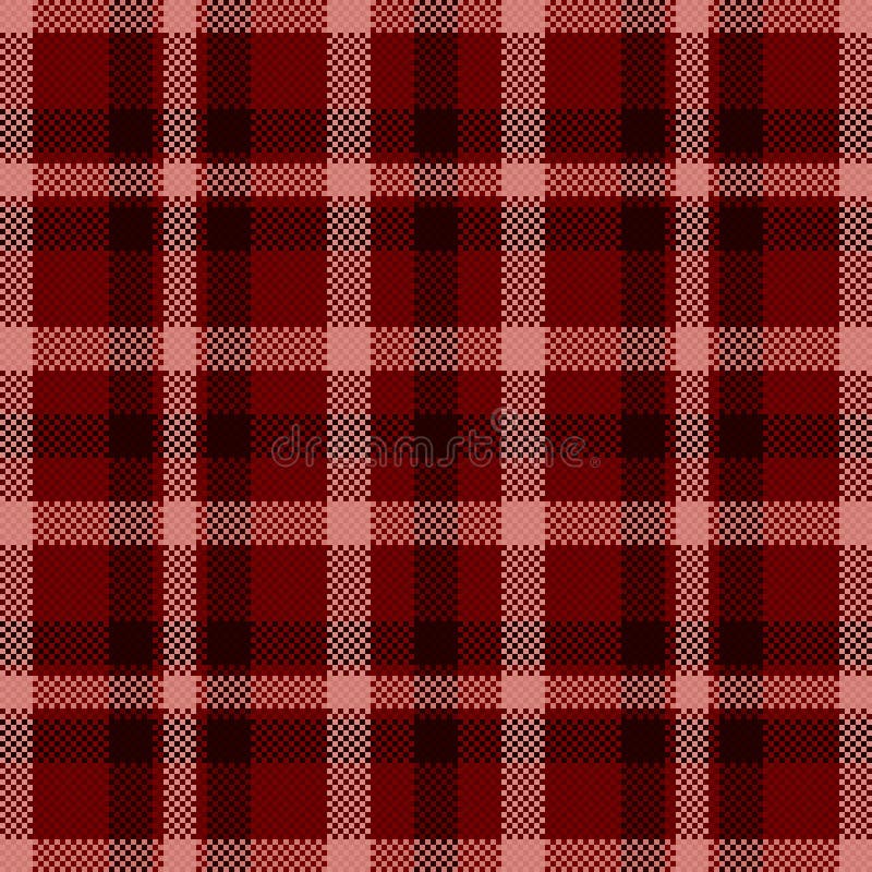Seamless Checkered Pattern Background. Fabric Texture Stock Vector ...