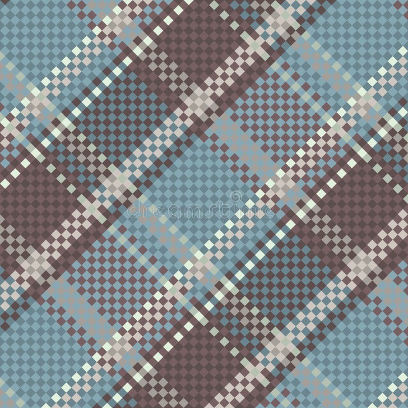 Seamless Checkered Pattern Background. Fabric Texture Stock Vector ...