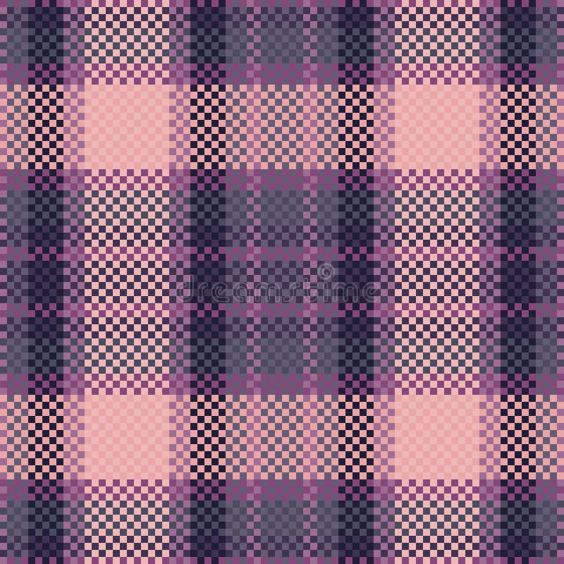 Seamless Checkered Pattern Background. Fabric Texture Stock Vector ...