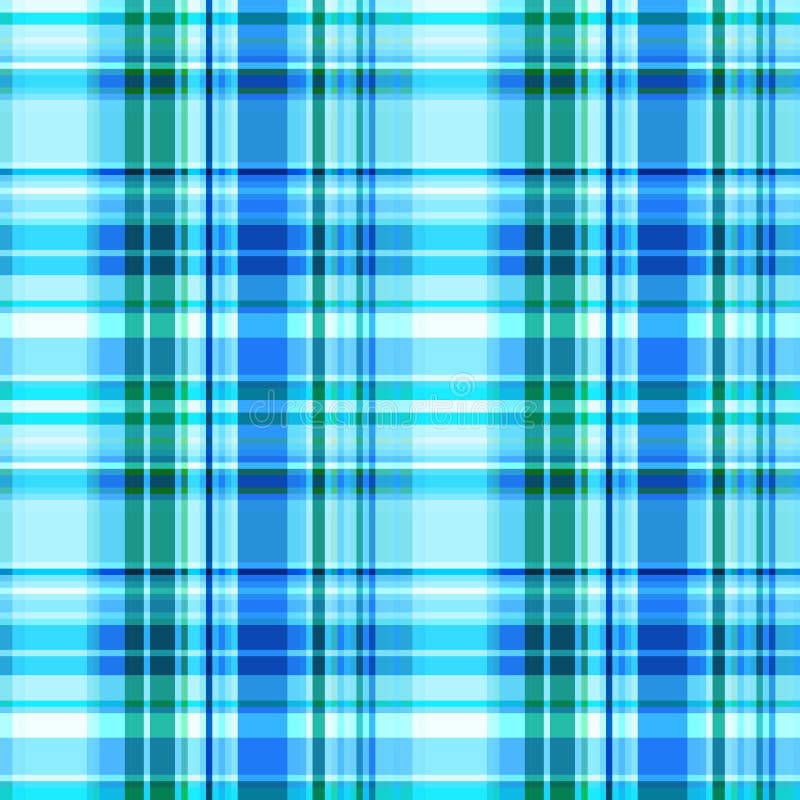 Seamless Checkered Pattern in Blue and Green Colors, the Intersection ...