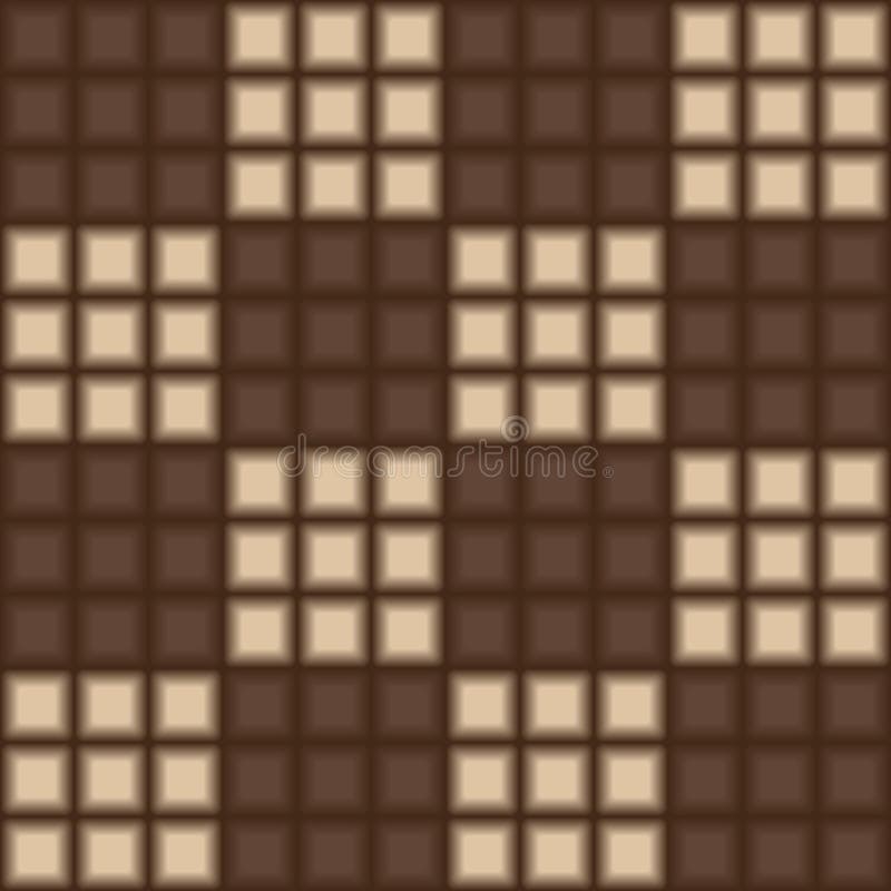 Seamless Checkered Pattern with Dark and Light Cells Stock Illustration ...