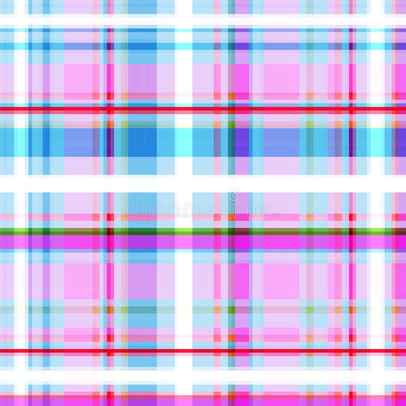 Seamless Checkered Pattern in Blue and Green Colors, the Intersection ...